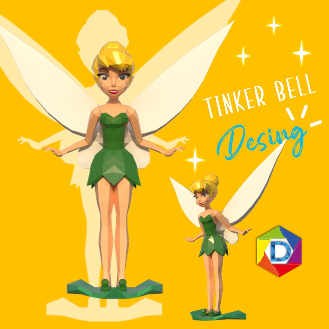 Tinkerbell *papercraft PDF Template - PDF Papercraft Template* - Etsy