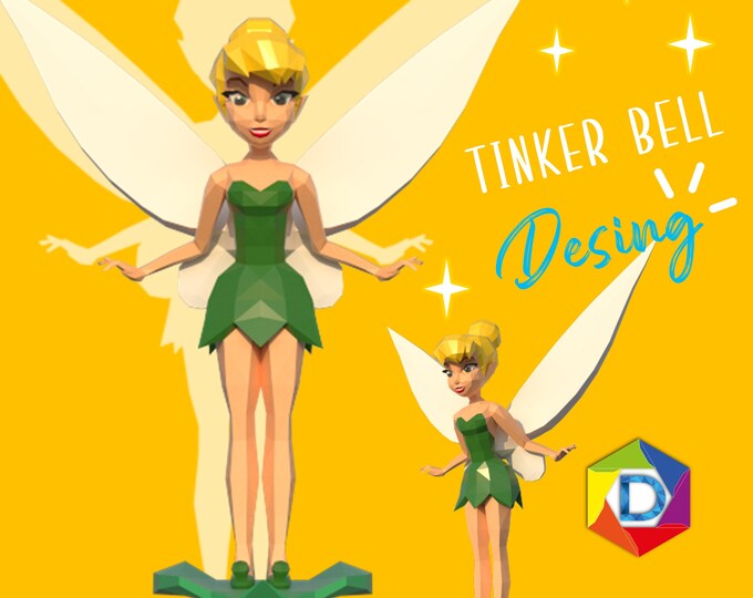 Tinkerbell *papercraft PDF Template - PDF Papercraft Template* - Etsy