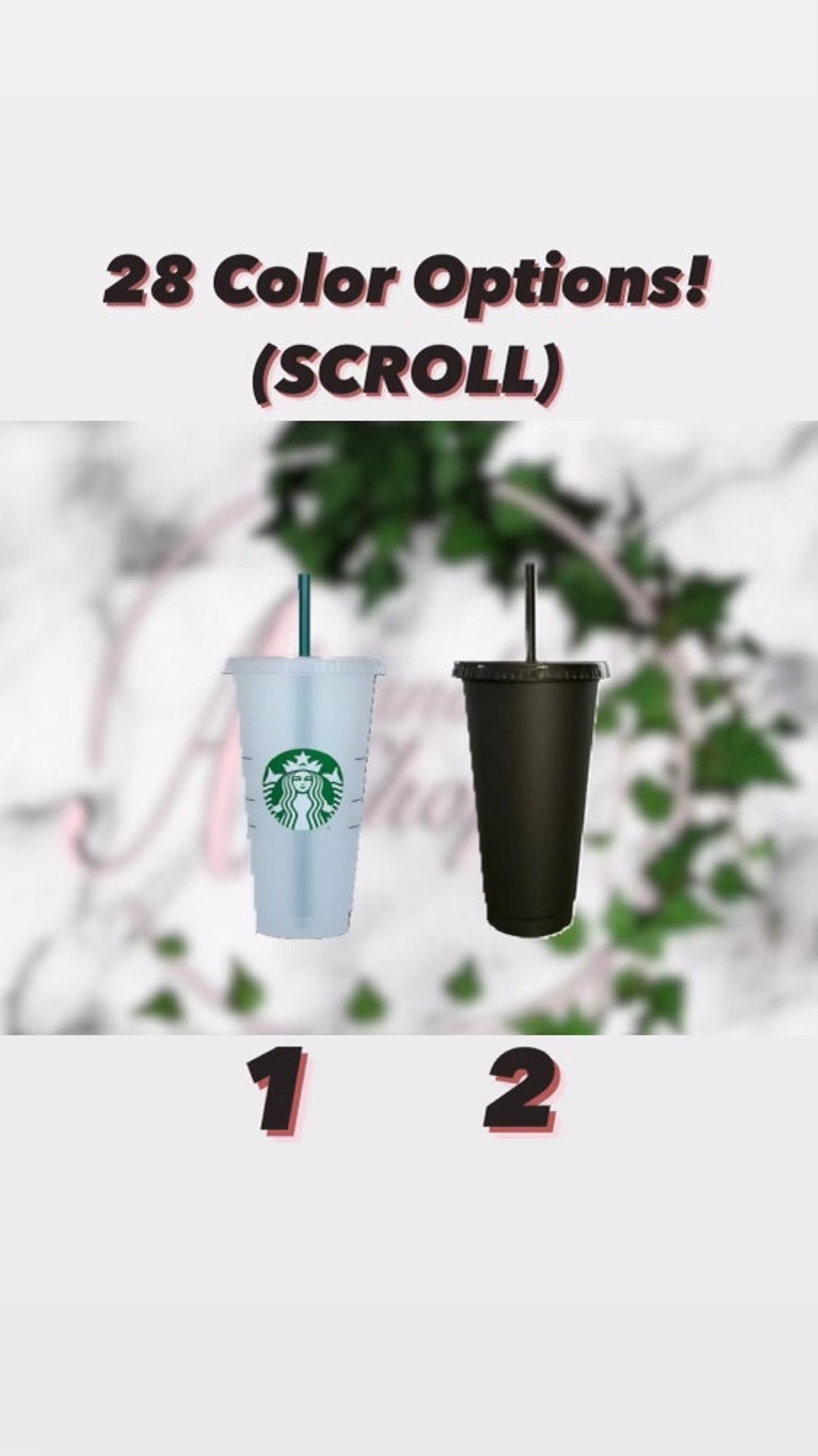 BTS Starbucks Cup / Reusable BTS Army | Etsy