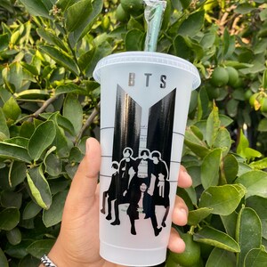 BTS Starbucks Cup / Reusable BTS Army - Etsy UK