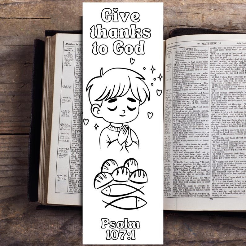 Bible Verse Coloring Bookmark Set, Printable Christian Faith Bible ...