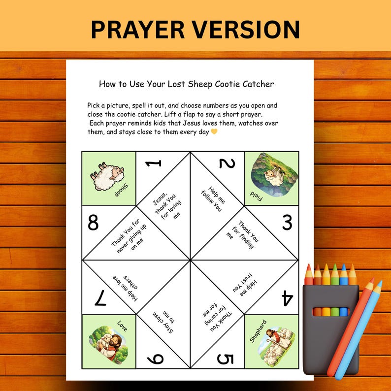 Lost Sheep Bible Story Craft Printable Activities (sunday School Lesson ...