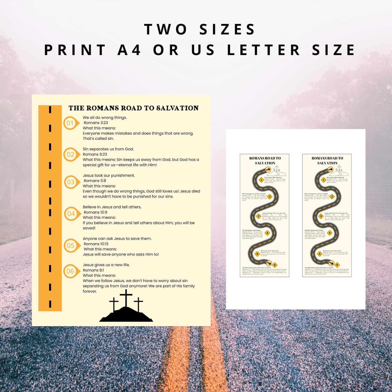 Romans Road to Salvation Printable Bookmarks: Bible Activity (PDF) - Etsy