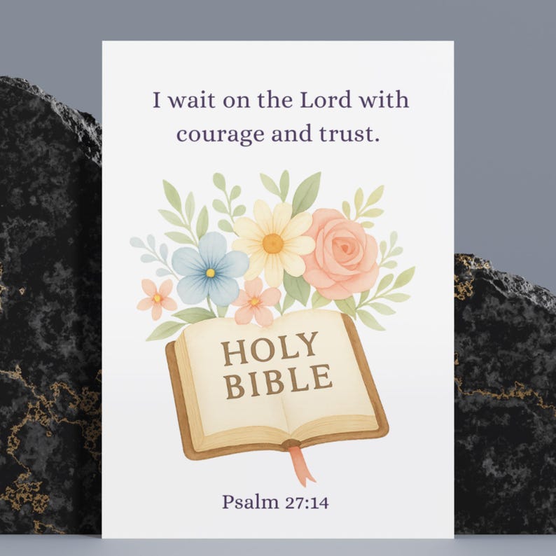 Bible Verse Printable Prayer Cards, Instant Download Christian ...