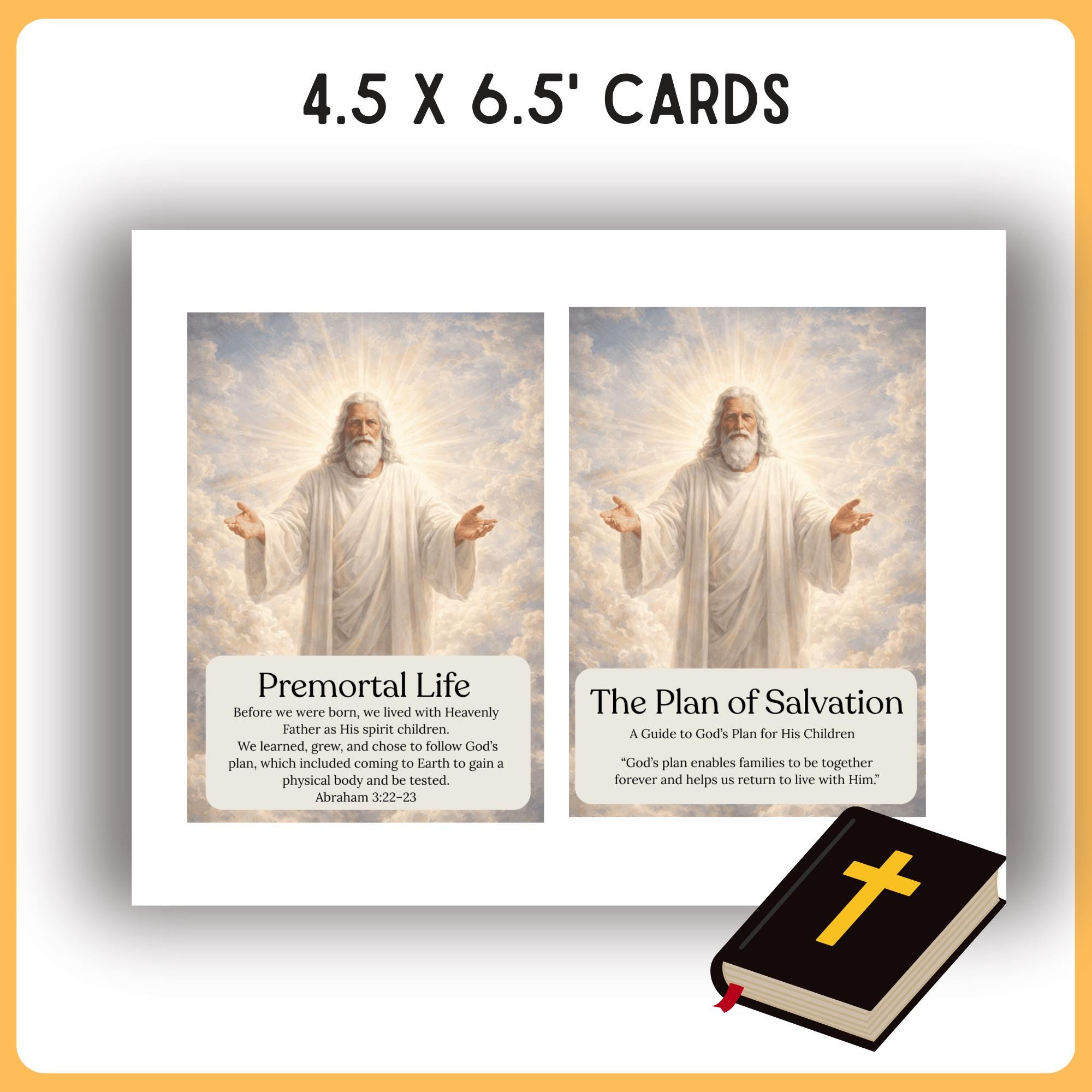 Plan of Salvation Lds Cards for Family & Missionary Lessons - Etsy Canada