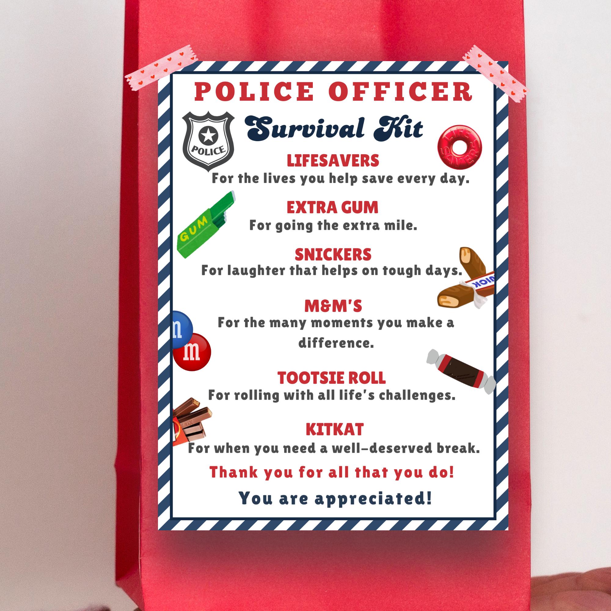 Police Officer Survival Kit - Etsy