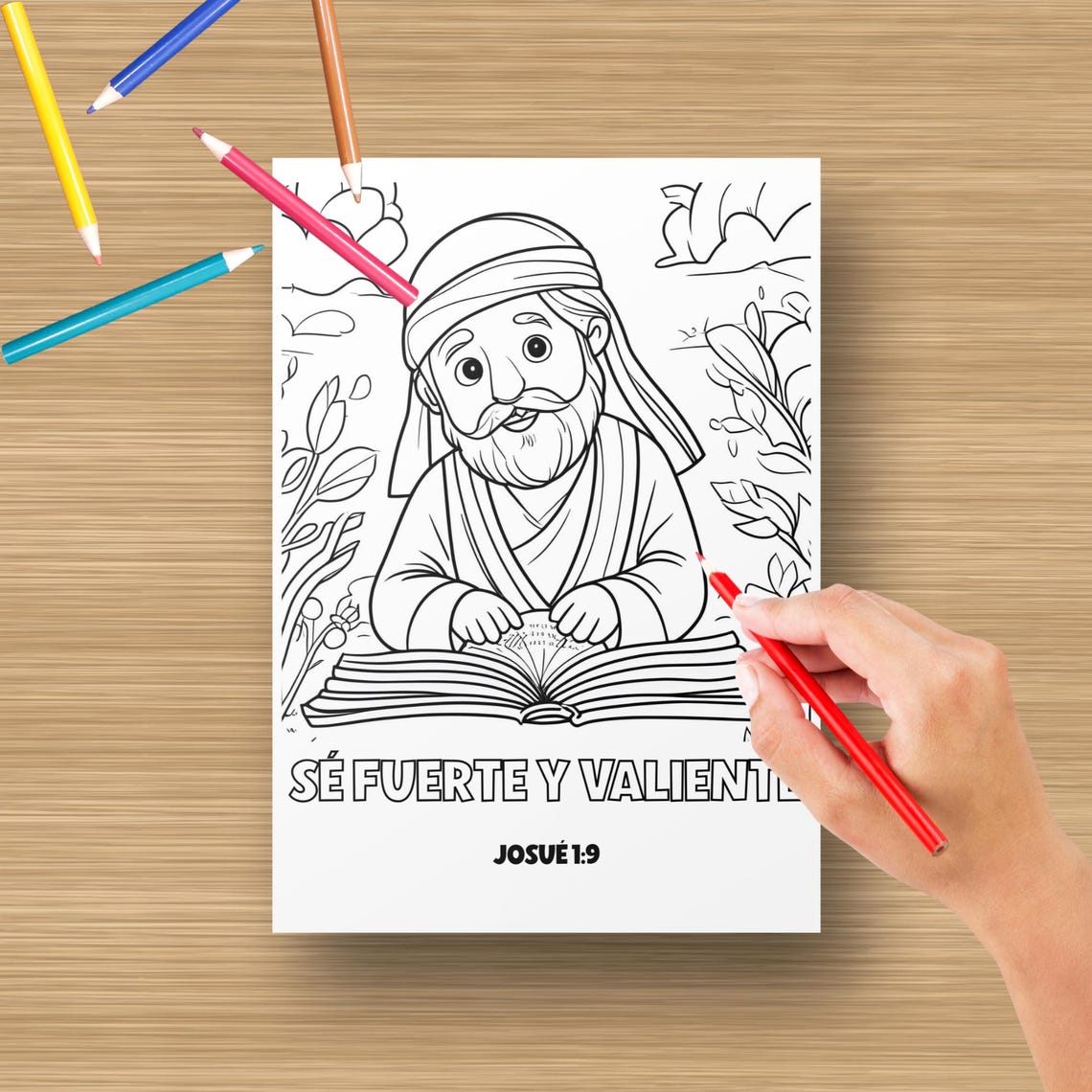 Spanish Bible Verse Coloring Pages for Kids: Sunday School Activity ...