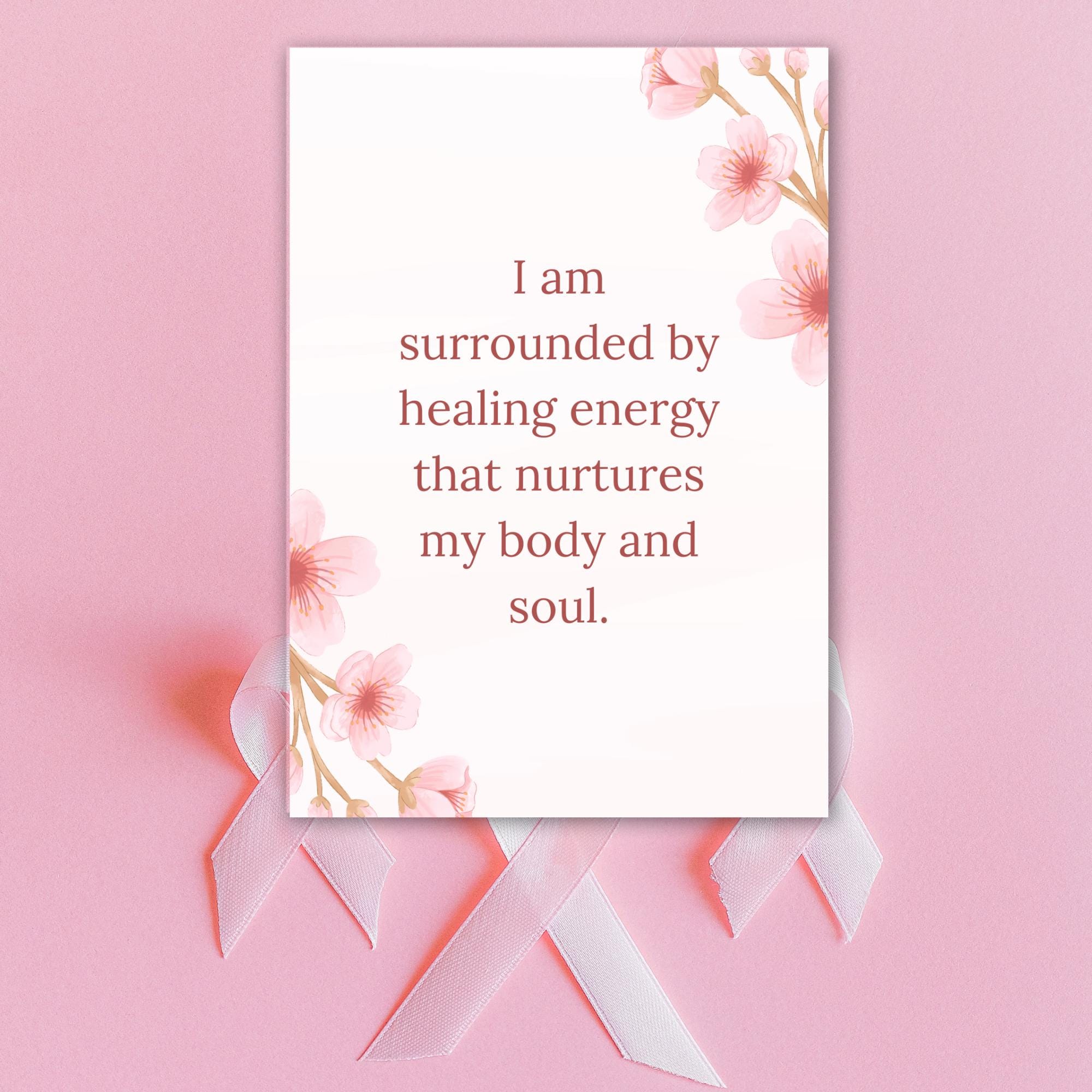Cancer Affirmation Cards: Chemo Support Encouragement Card Printable - Etsy