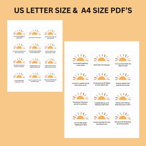 Kindness Cards | Printable Positive Affirmation Note Cards | Words of ...