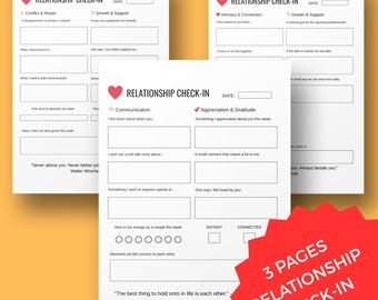 Couples Check in Printable FANOS - Etsy