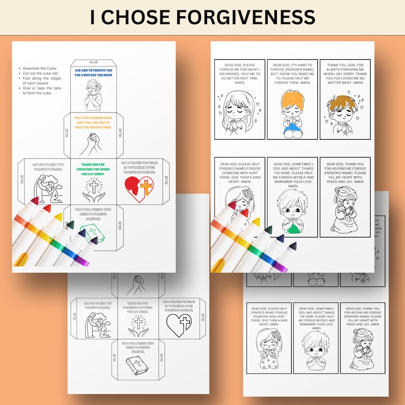 Kids Forgiveness Crafts - Etsy