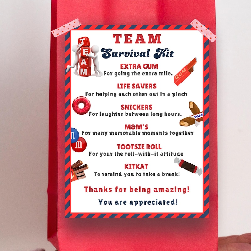 Employee Survival Kit - Etsy