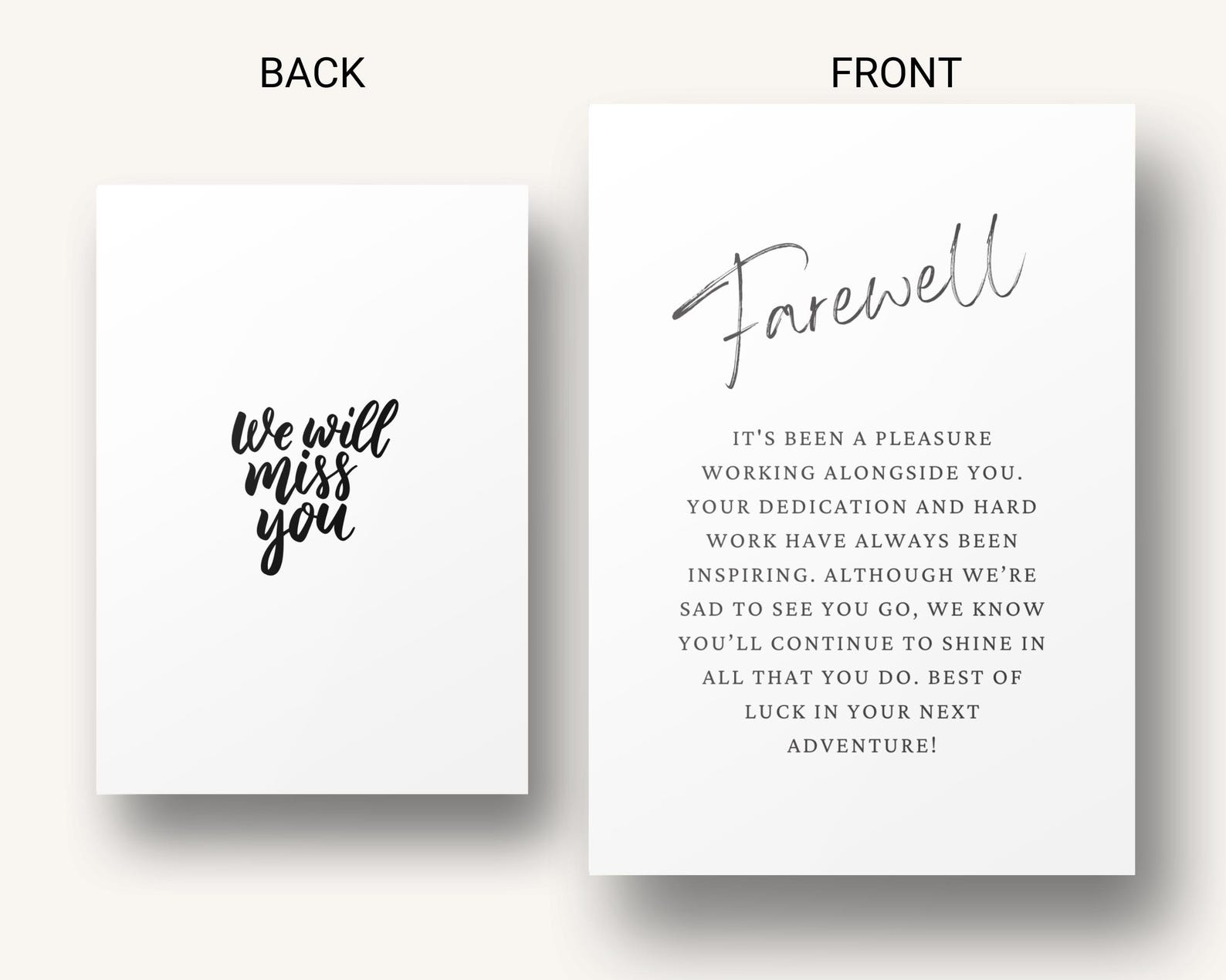 Printable Coworker Goodbye Card, Funny Farewell, Digital Download for ...