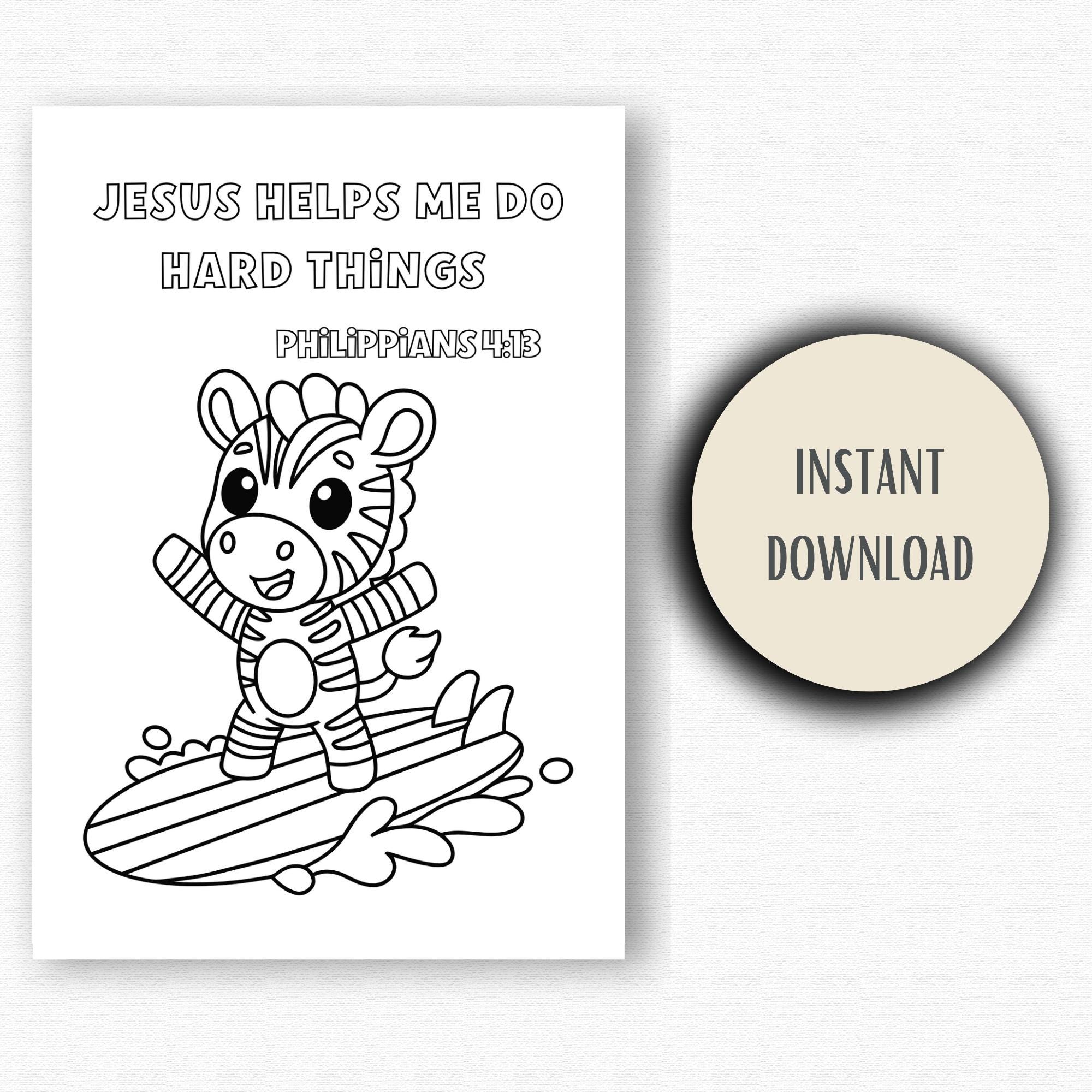 40 Sunday School Coloring Pages | Homeschool Printable | Christian ...