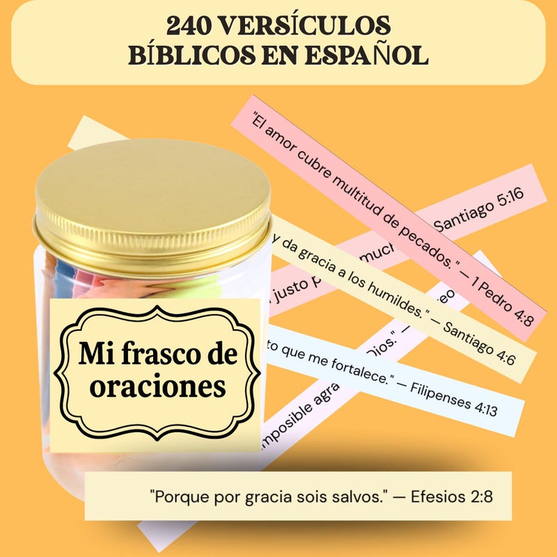 Spanish Jar Bible - Etsy