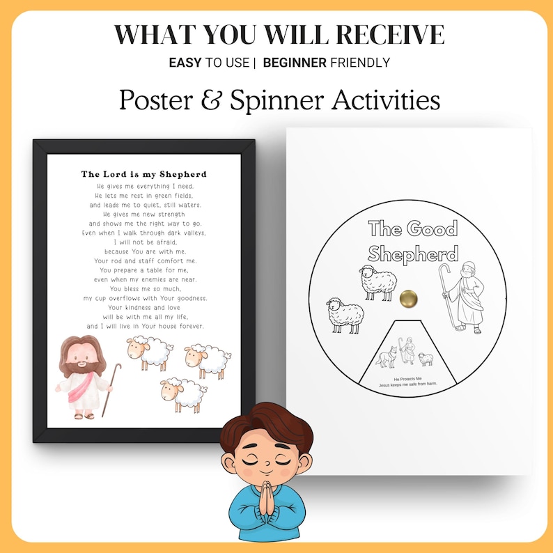 Jesus Good Shepherd Activity Pack: Printable Bible Games & Coloring ...