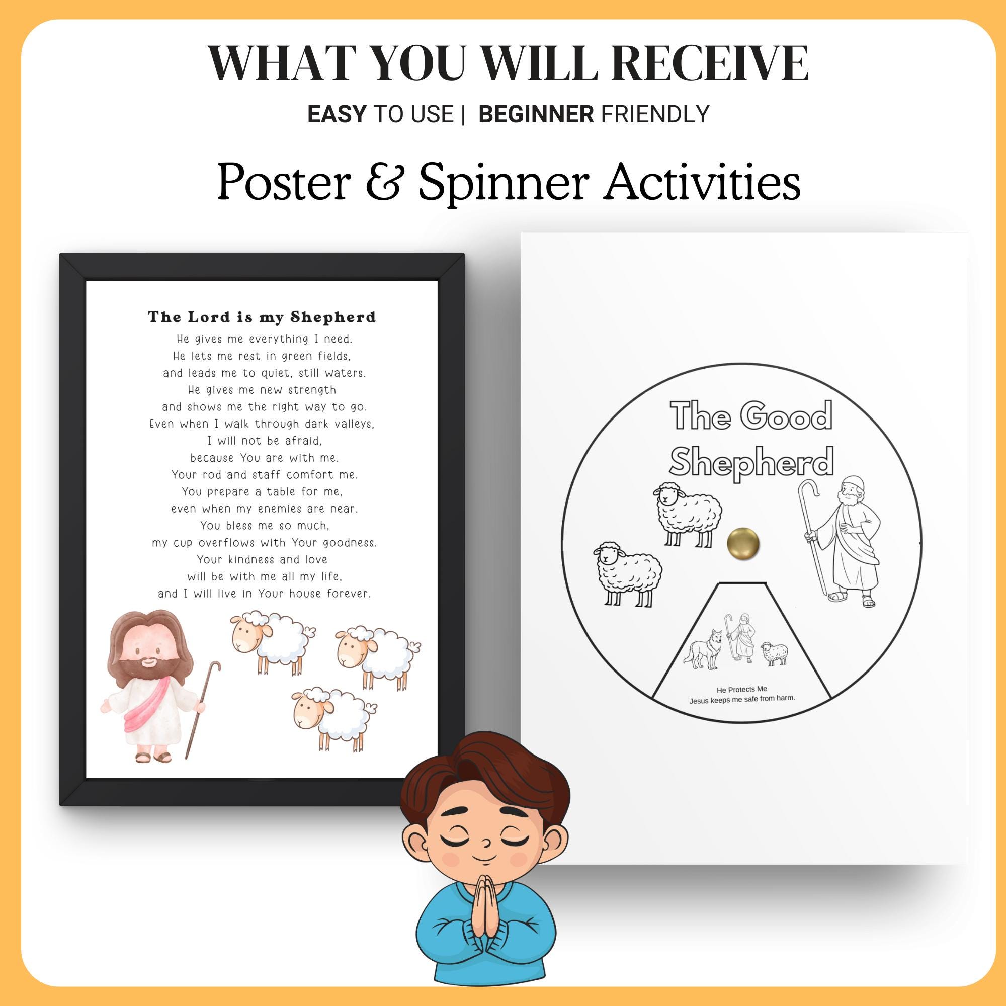 Jesus Good Shepherd Activity Pack: Printable Bible Games & Coloring ...