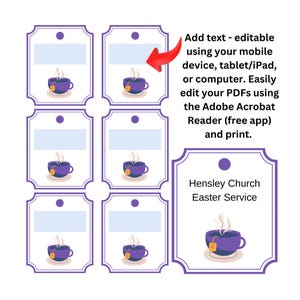 Printable Scripture Tea Tags, Tea Bag Tags for Mother's Day, Scripture ...