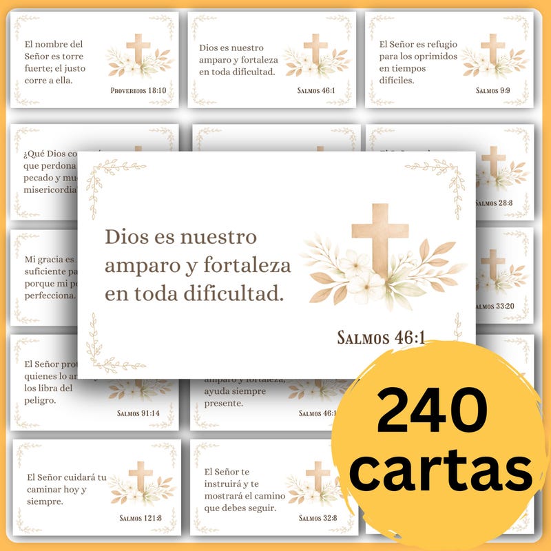Tarjetas con versículos bíblicos inspiradores, tarjetas para oración ...