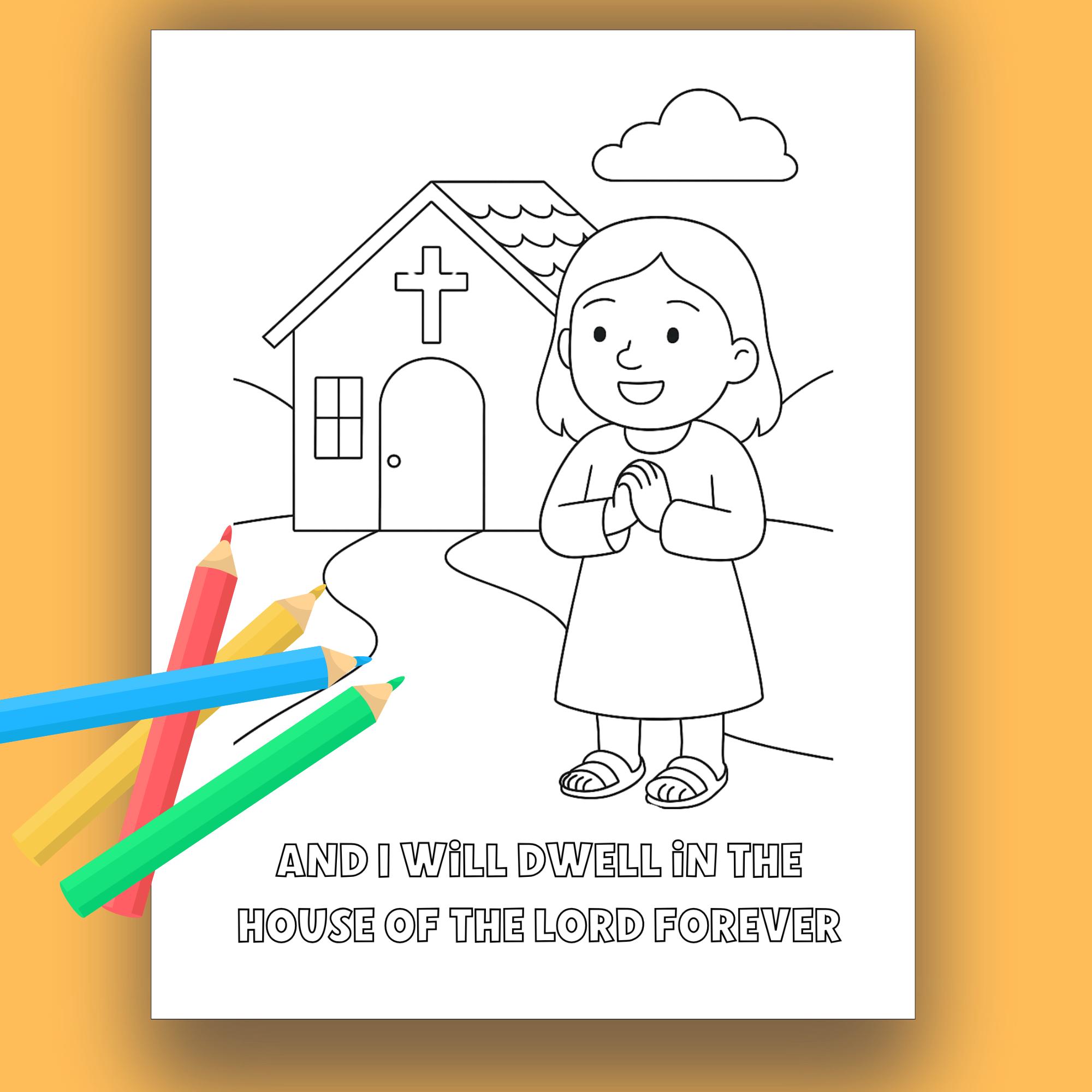 Psalm 23. the Lord is My Shepherd. Printable Coloring Page - Etsy
