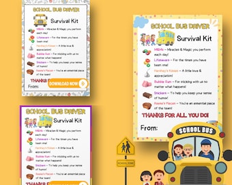 Bus Driver Survival Kit - Etsy