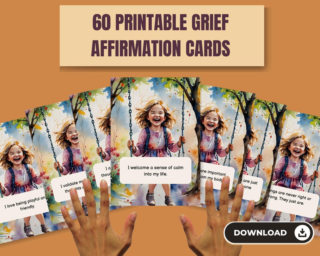 Printable Inner Child Healing Cards Emotional Healing Self-care ...