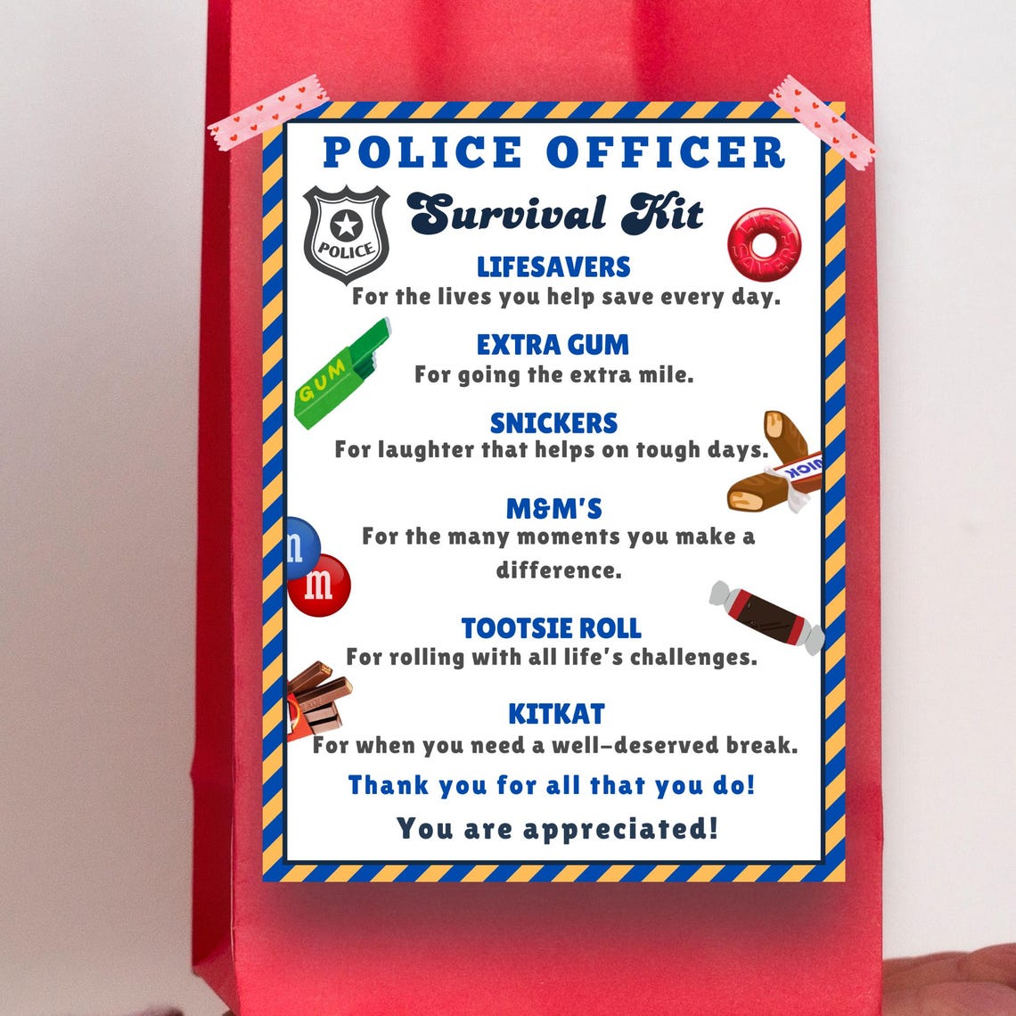 Police Officer Survival Kit - Etsy