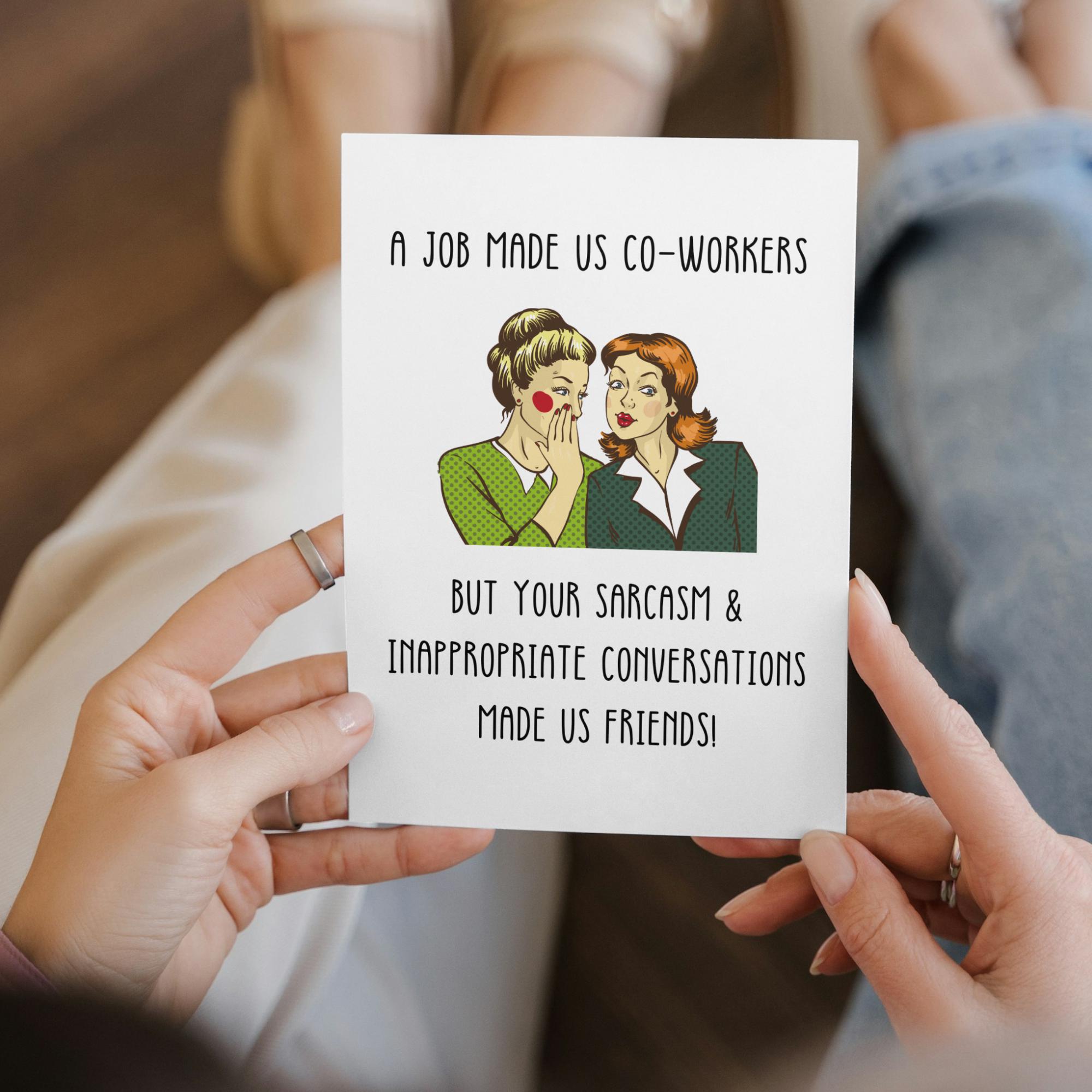 Funny Printable Going Away Card for Coworker - Digital Goodbye Card ...