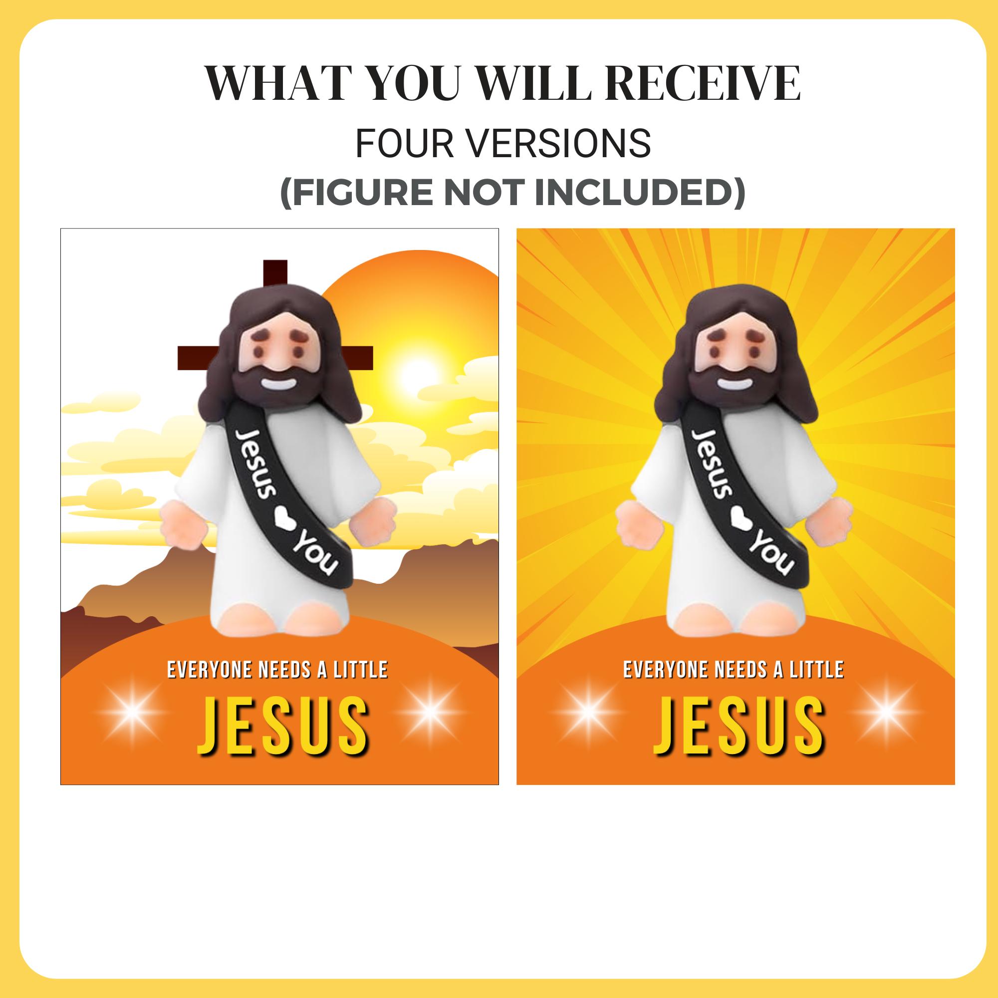 Mini Jesus Printable Tags: Sunday School Church Religious (PDF Download ...