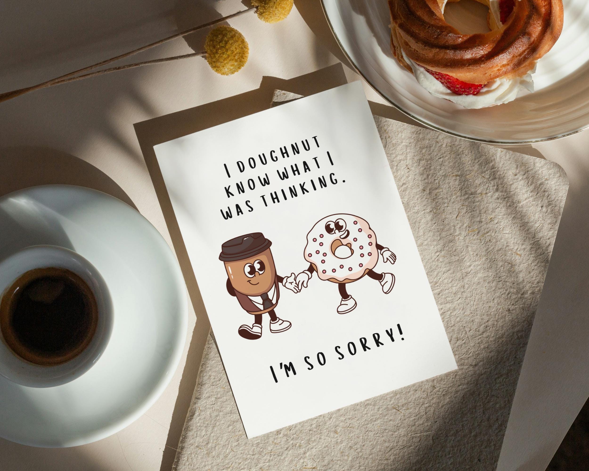 Forgive Me Card, Heartfelt Apology Greeting, Funny Romantic Sorry Note ...