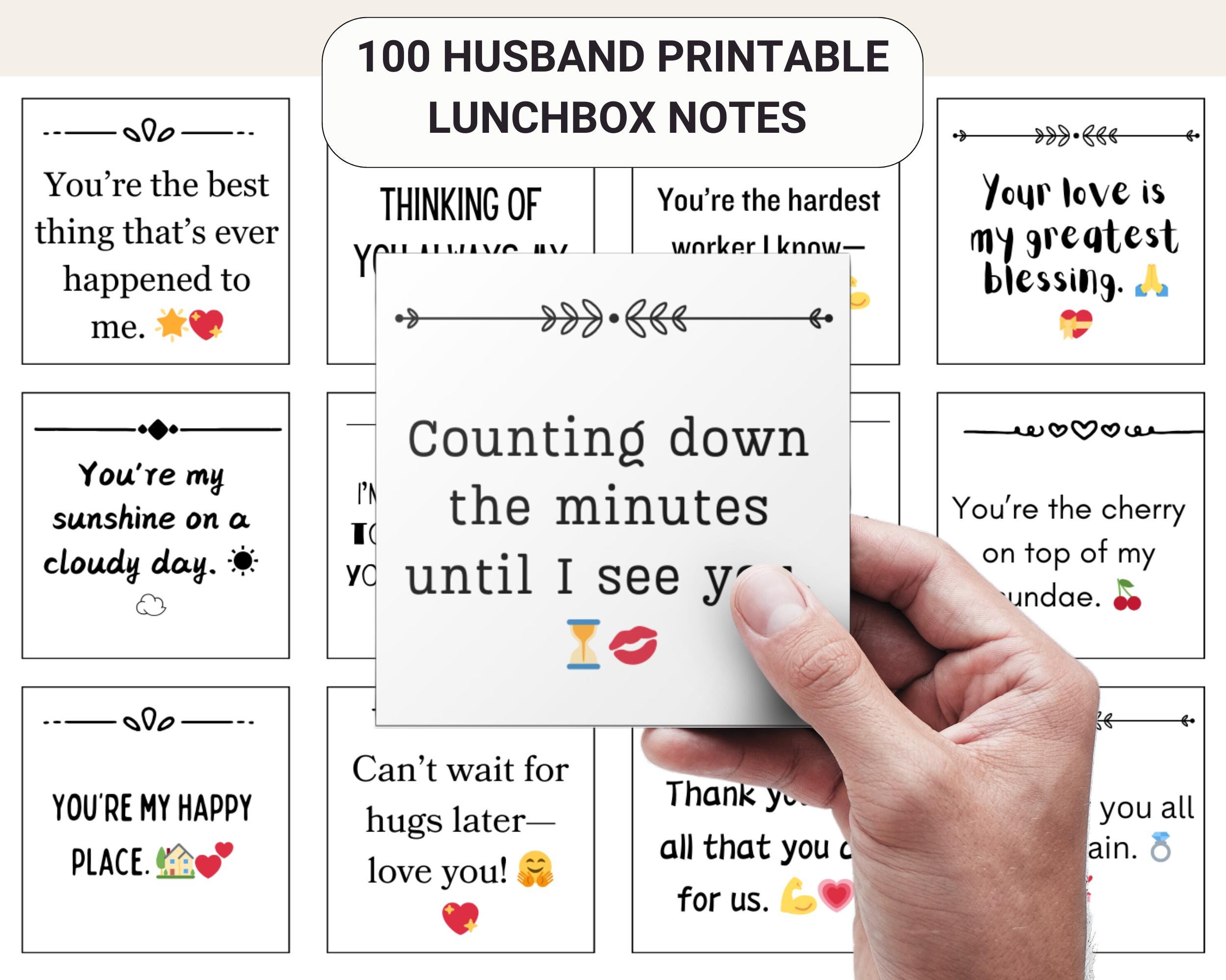 Printable Love Notes For Husband