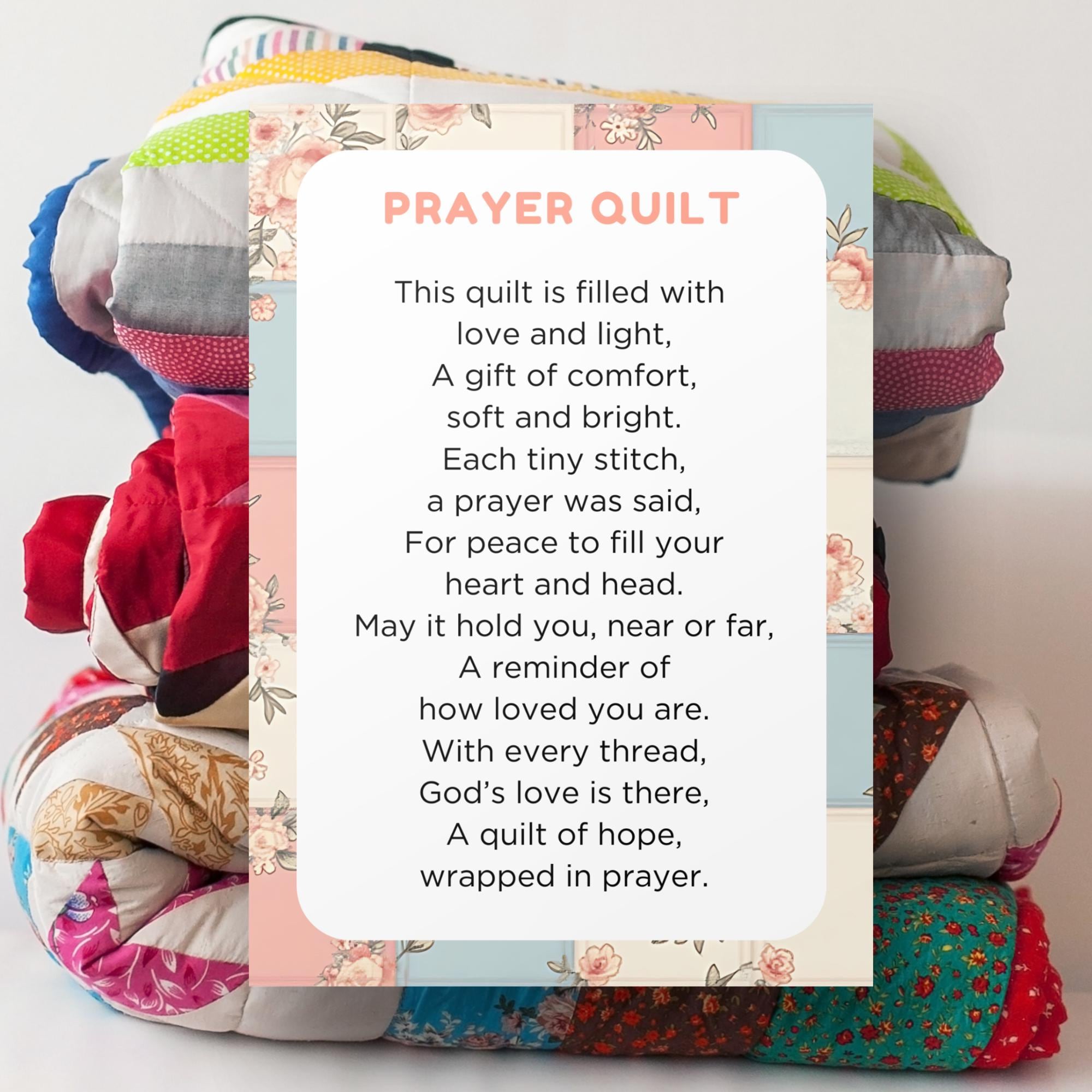 Prayer Quilt Poems Printable Gift Tags for Comfort & Blessings - Etsy