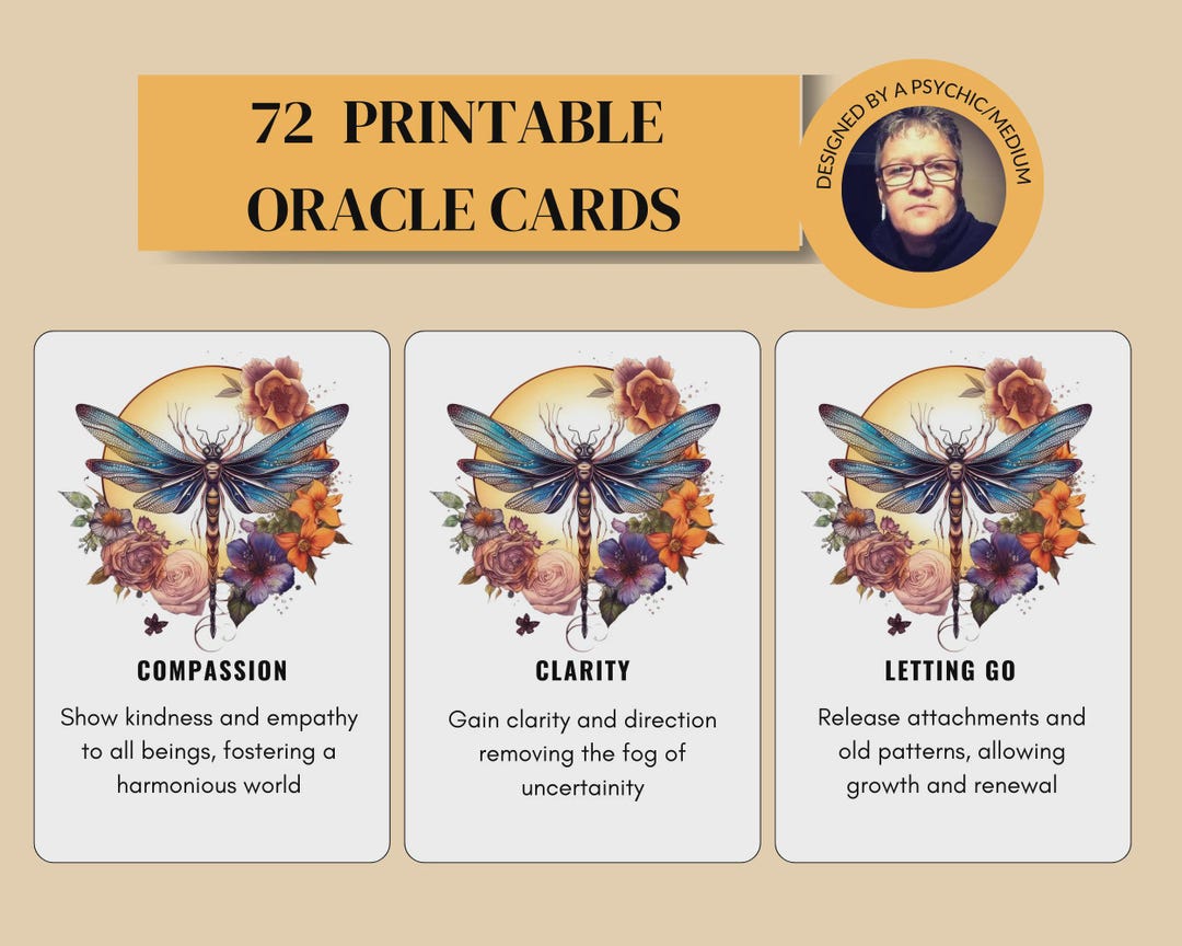 Dragonfly Oracle Insect Symbols, Tarot Card Holder, Spiritual Gifts ...