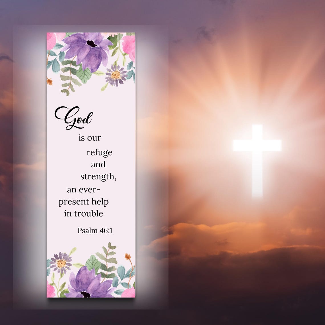 30pcs Floral Bible Verse Bookmarks Christian Scripture Page Markers ...