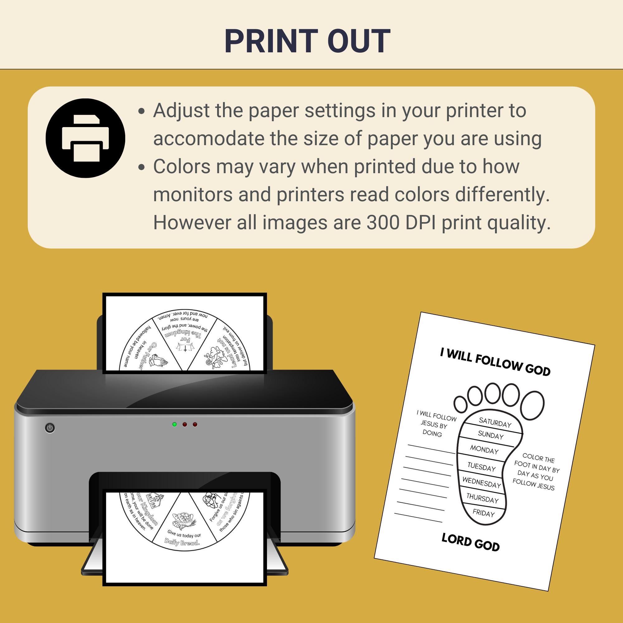 Printable Lords Prayer Wheel, Lord's Bible Verse Sunday School Activity ...