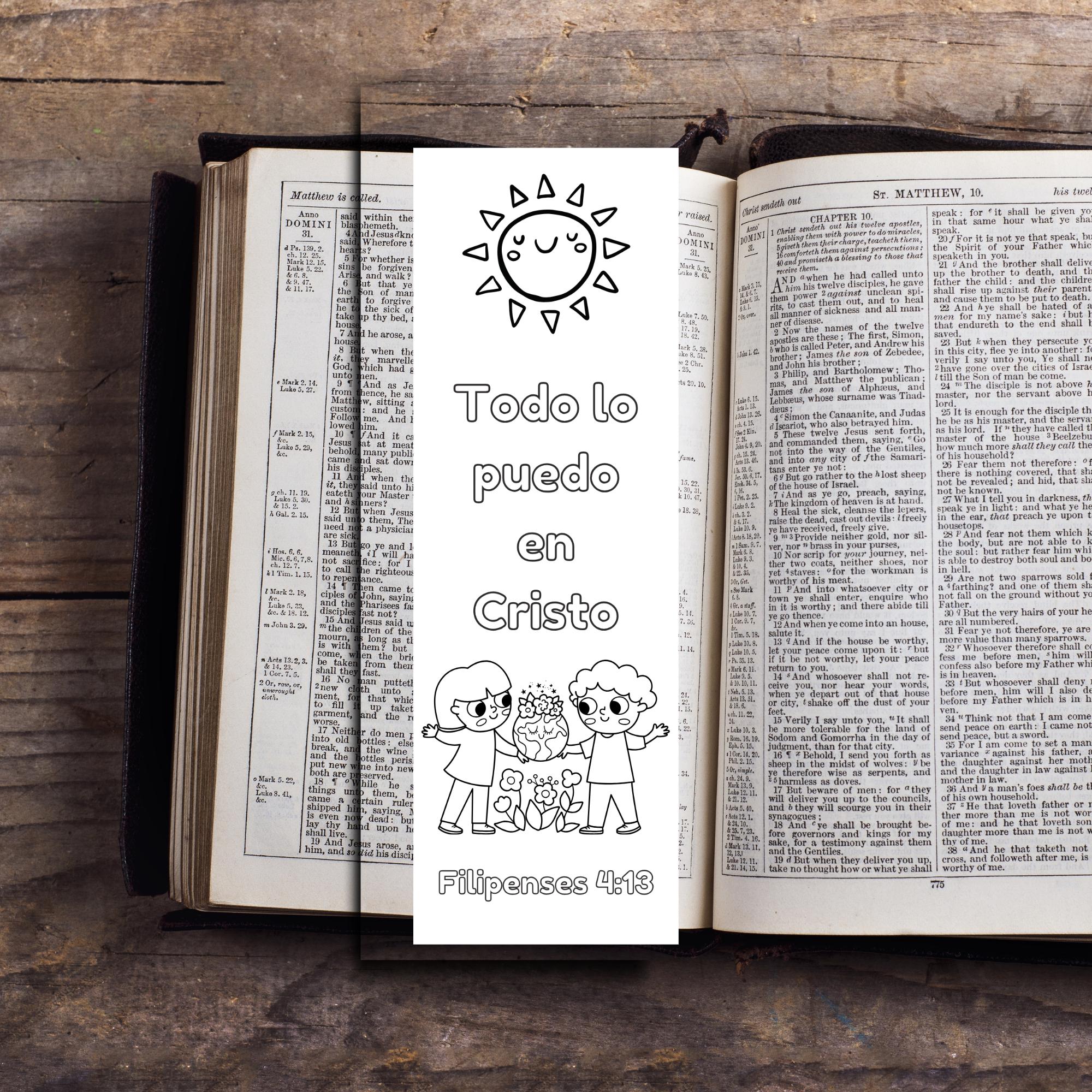 Bible Verse Coloring Bookmark Set, Printable Christian Faith Bible ...
