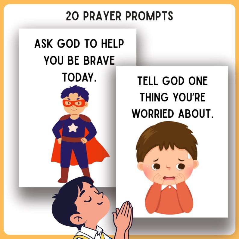 Teach Me to Pray Printable Children's Church Activity for Kids Sunday ...