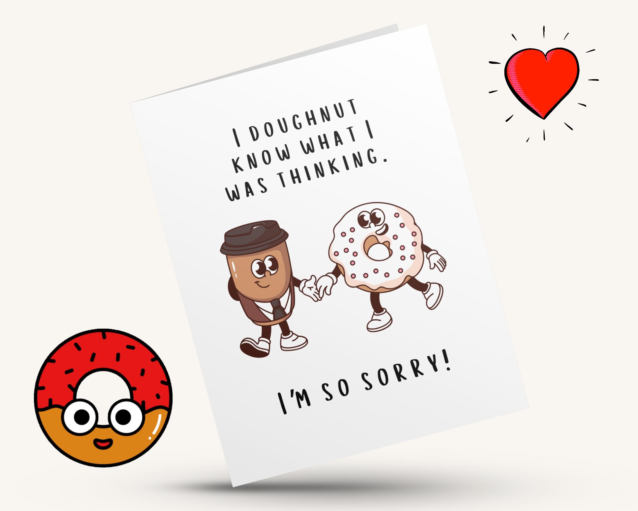 Forgive Me Card, Heartfelt Apology Greeting, Funny Romantic Sorry Note ...