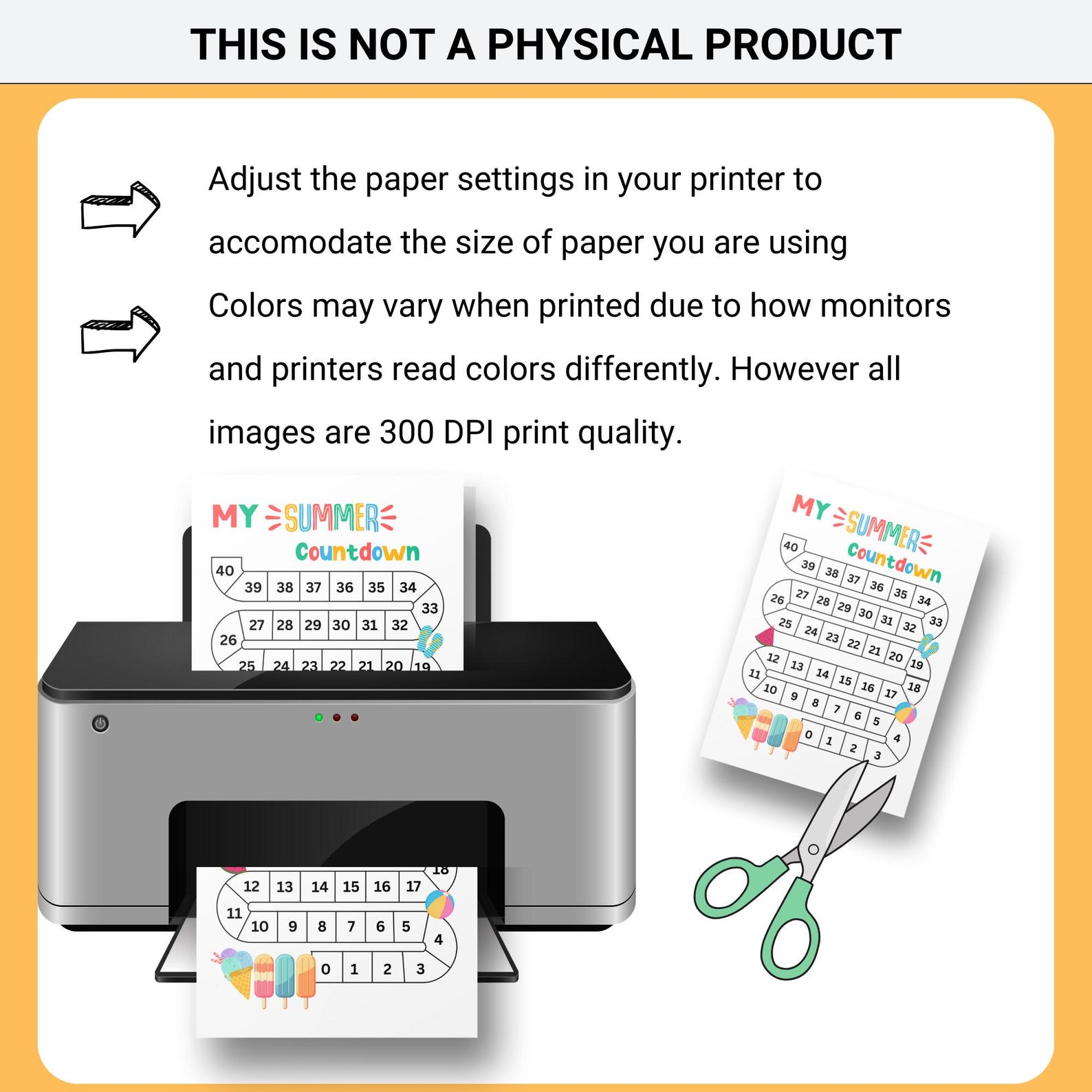 Summer Break Countdown for Kids Printable Holiday Calendar, Vacation ...