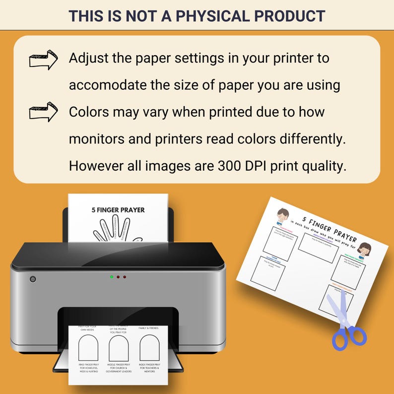 5 Finger Prayer Coloring Pages Sunday School Activities - Etsy