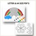 God's Promises Flower & Rainbow Craft Kit: Kids Bible Study (printable ...