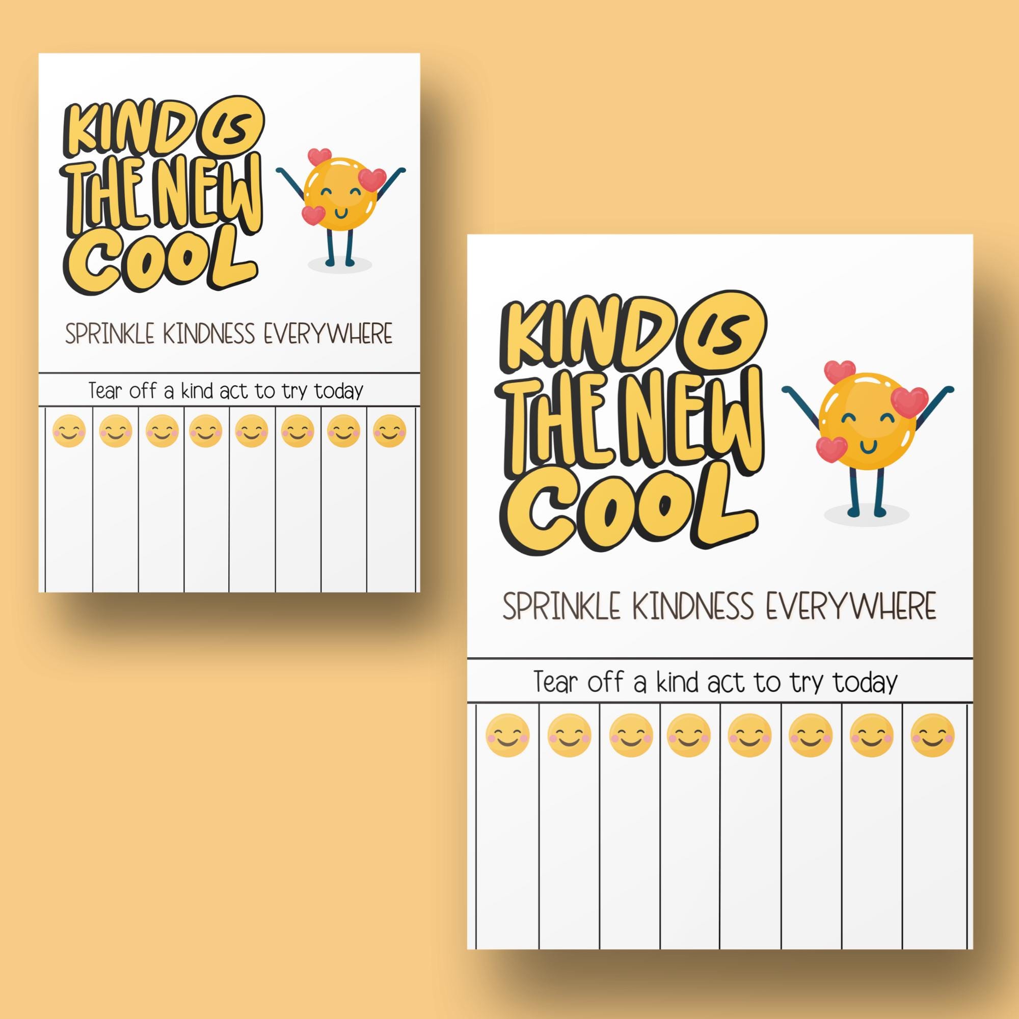 Kindness Tear off Flyer - Compliment Printable - Spread Positivity ...