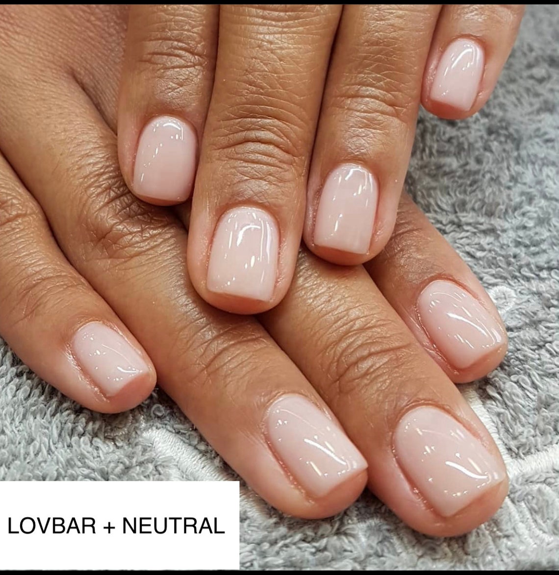 Neutral Apres Gel X Press Ons (short Round, Short Stiletto, Long Round ...