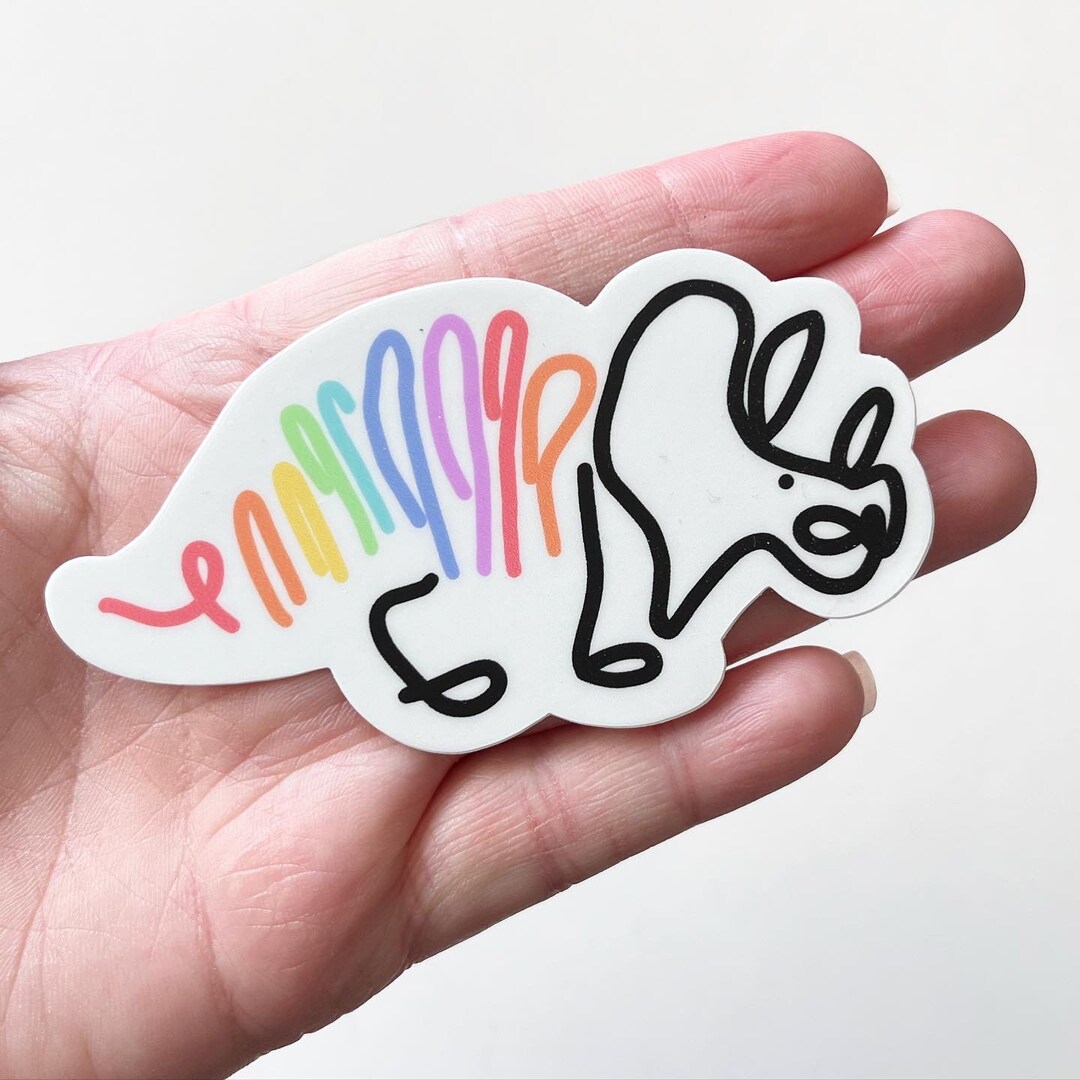 PRIDE TRIKE STICKER - Etsy