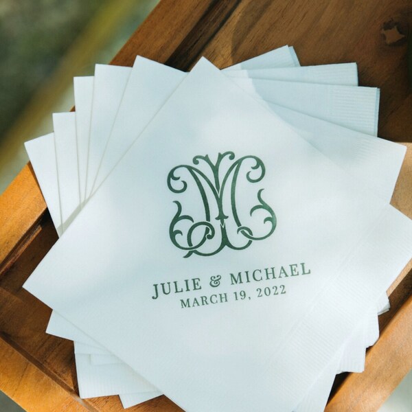 Custom Logo Cocktail Napkins - Etsy