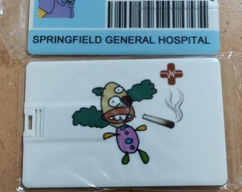 Business Card 64 GB USB Flash Drive the Simpsons Drivers - Etsy