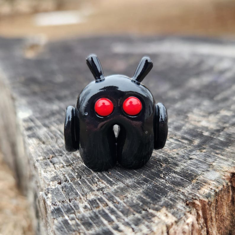 Mothman Cryptid Polymer Clay Figure Made to Order - Etsy