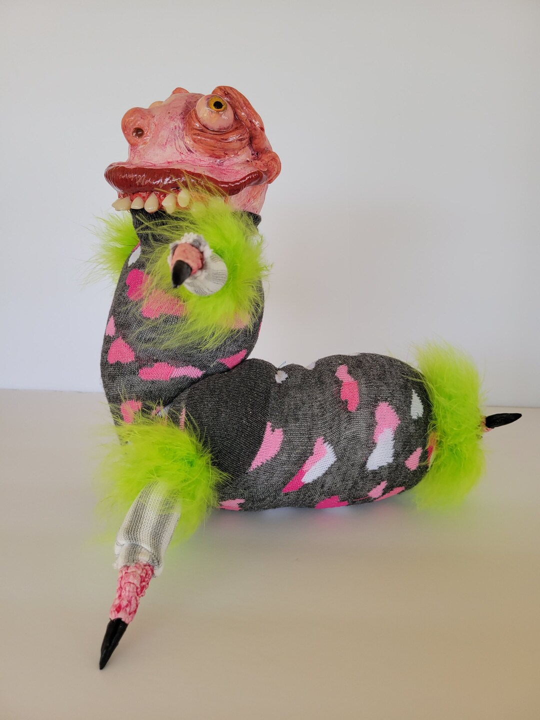 Sock Worm Posable Art Doll - Etsy