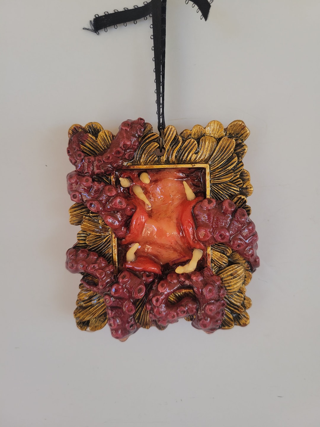 Creepy Weird Christmas Ornament Pendant Gorenament - Etsy