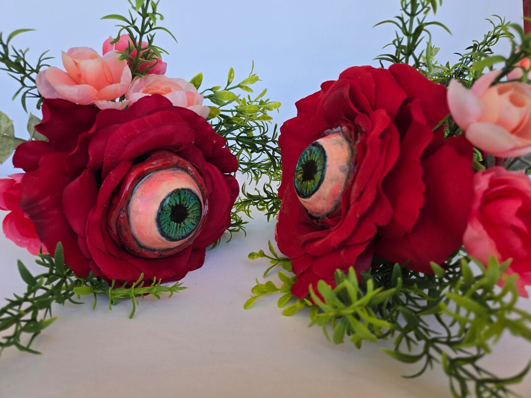 Small Eyeball Bouquet Creepy Spooky Gothic Macabre Weird Art - Etsy